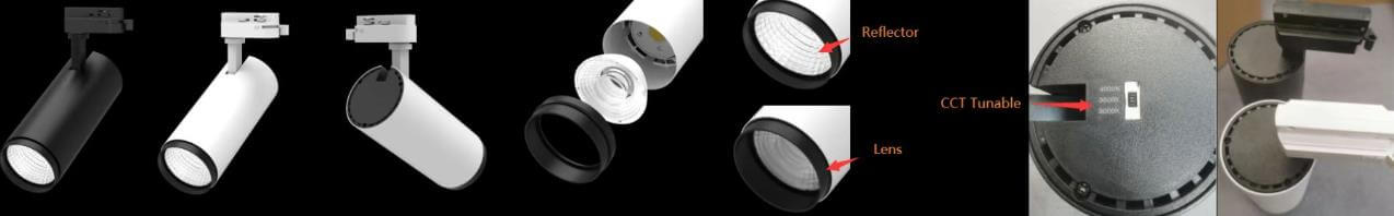 CCT Tunable Track Light Europe | Adjustable Color Temperature LED Lighting